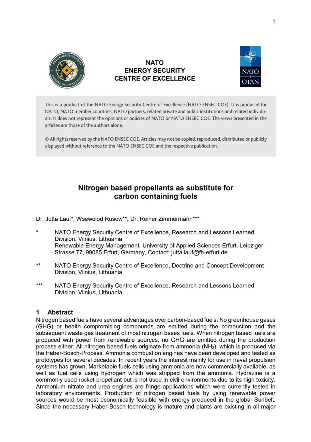 IESMA 2018 Special Edition - NATO ENSEC COE